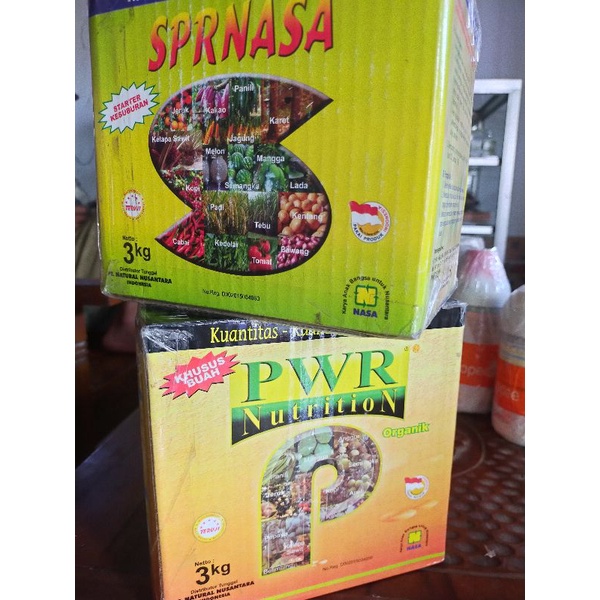 Jual paket pupuk nasa/pupuk organik /pupuk pelebat buah /power ...