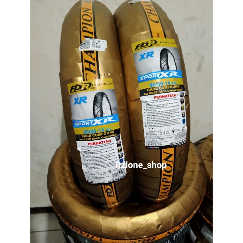 Jual ban luar fdr 90/80-14 sport xr gold tubles soft kumpon racing ...