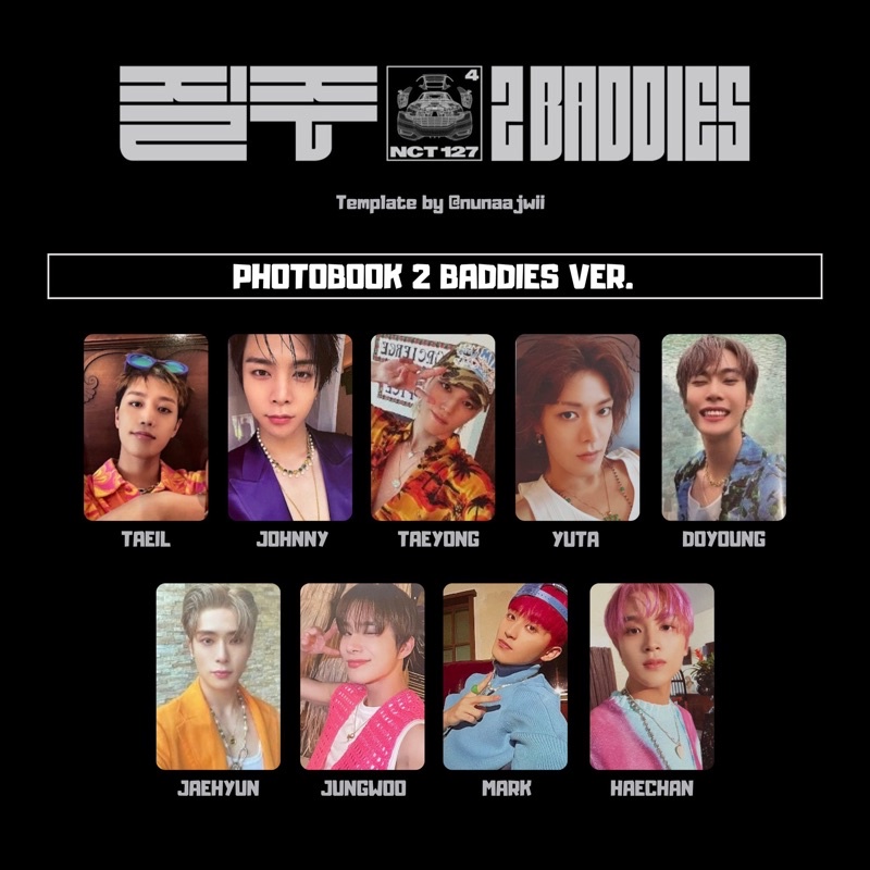 Jual [PO] PC / PHOTOCARD PHOTOBOOK / PB 2 BADDIES VER NCT 127 | Shopee Indonesia