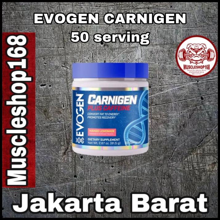 Jual Evogen Carnigen Plus Caffein 50 Serving (Fat Burner Stimulant) | Shopee Indonesia