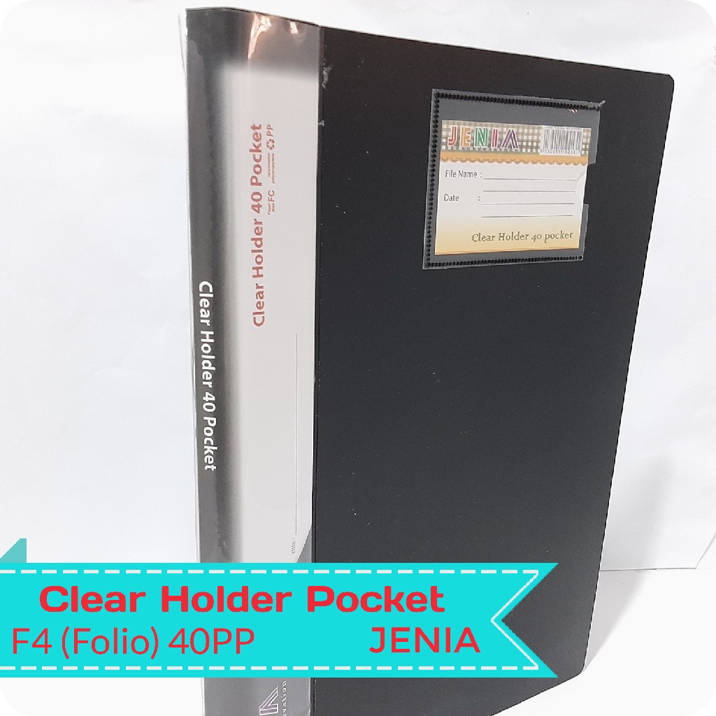 Jual Clear Holder PP Pocket F4 (Folio) JENIA | Shopee Indonesia