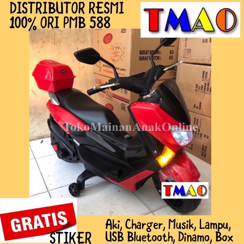 Jual MOTOR AKI Anak PMB M588 RAID Nmax M 588 Murah Kendaraan Mainan ...