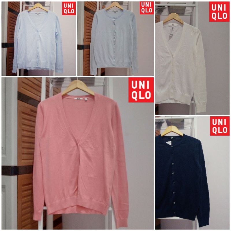 Jual Thrift/Preloved CARDIGAN UNIQLO, GAP, GU, DLL | Shopee Indonesia