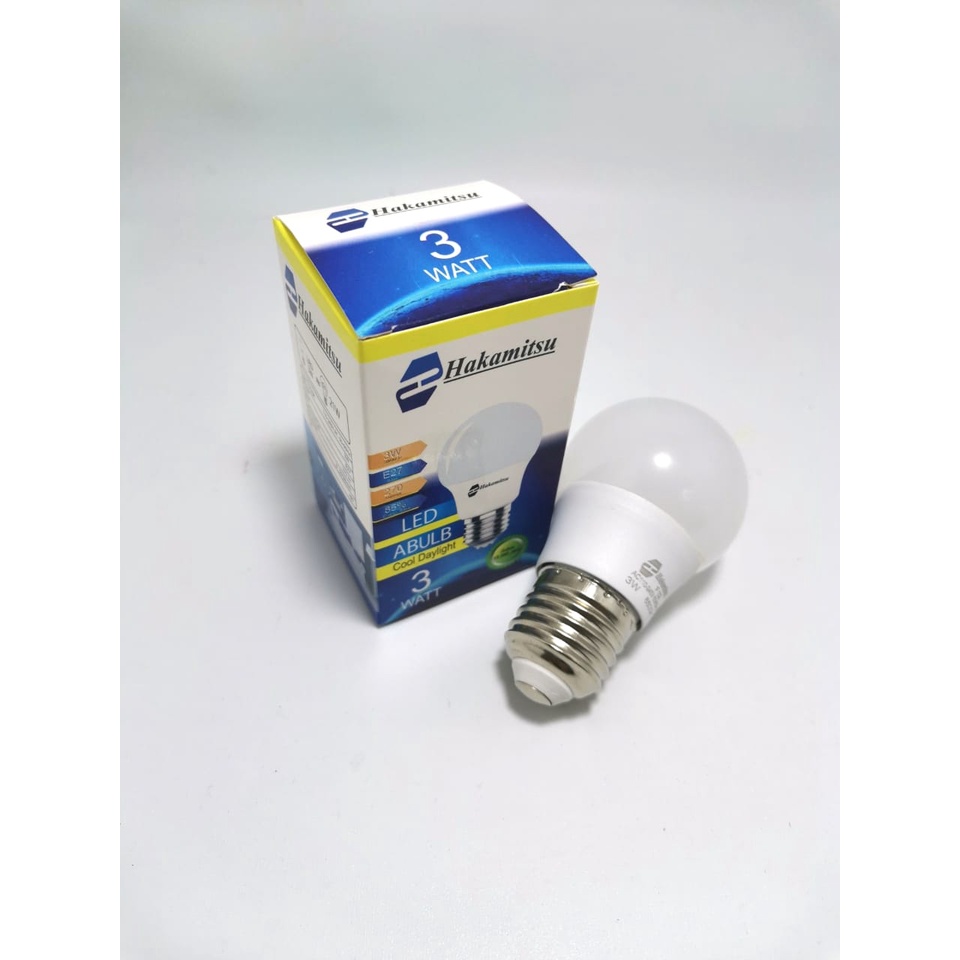 Jual Lampu LED 3W 5W 7W 9W 12W 15W 18W Hakamitsu /Bohlam Lampu terang | Shopee Indonesia