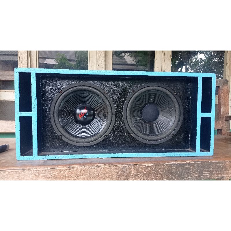 Jual Box Subwoofer spl + speaker acr double | Shopee Indonesia
