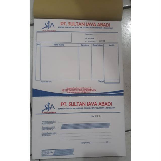 Jual Nota suratjalan kwitansi Bon custom | Shopee Indonesia