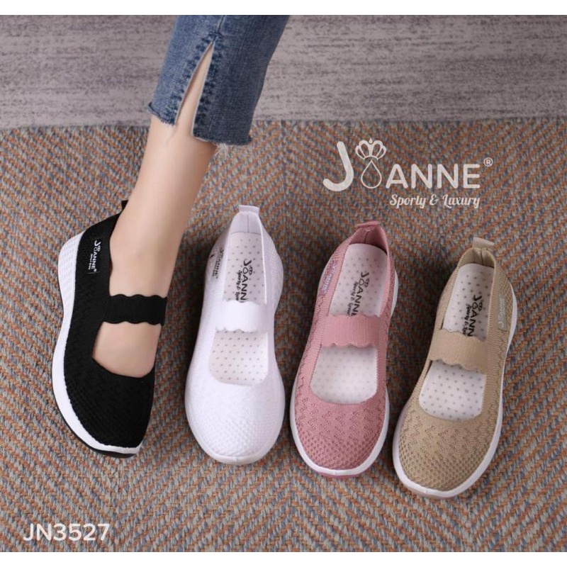 Jual [JOANNE] Flyknit Flats Shoes Wanita Sepatu Wanita JN3527 | Shopee ...