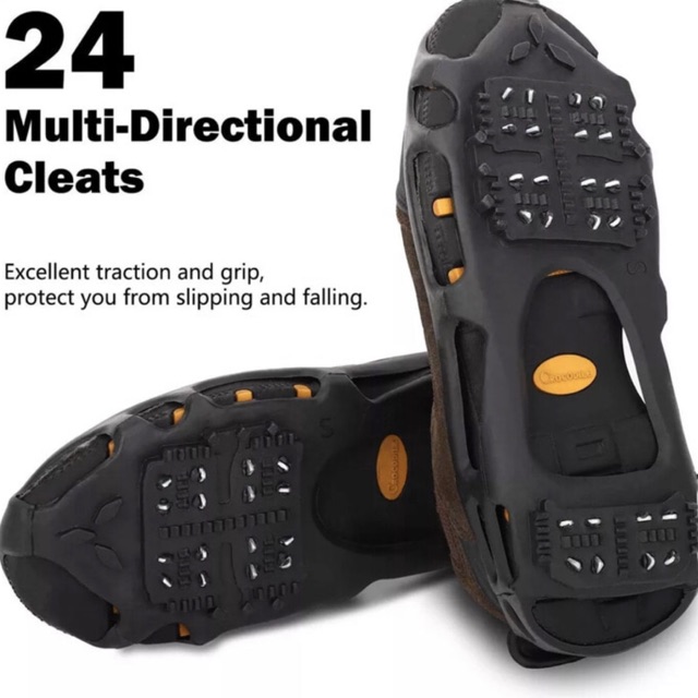 Jual Alas Sepatu Paku Anti Slip Licin Es Mendaki Salju Karet Traveling ...