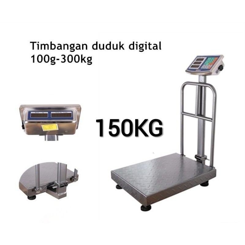 Jual Timbangan Duduk Digital 150kg / Timbangan Barang / Timbangan Lantai 150 KG | Shopee Indonesia