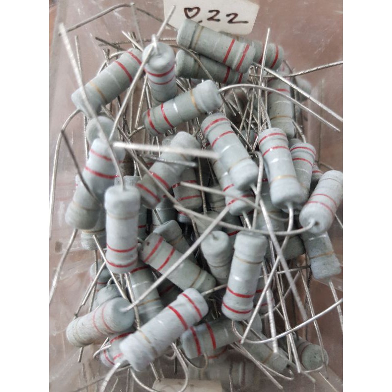 Jual resistor 2 watt (10 )0.1 ohm ke atas | Shopee Indonesia