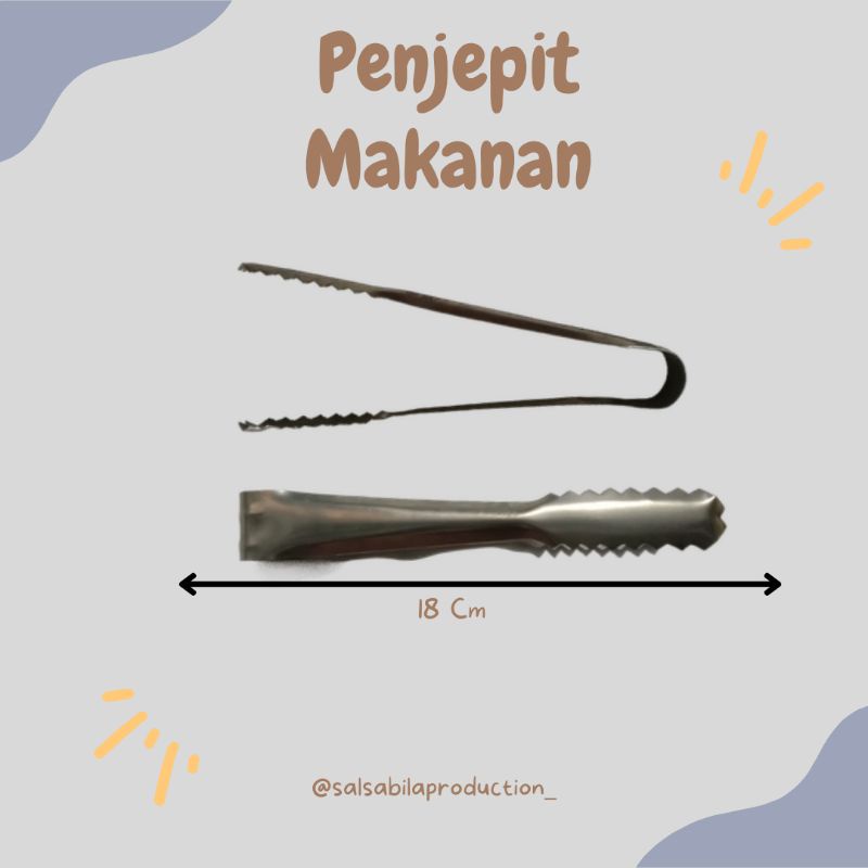 Jual PENJEPIT MAKANAN / JEPIT ES BATU / JEPIT /PENJEPIT KUE / JEPIT ...