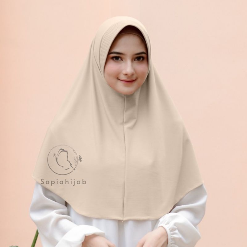 Jual Kerudung Hamidah Hijab Instan Jersey Terbaru Kekinian Jilbab Instant Pet Antem Semi Jumbo ...