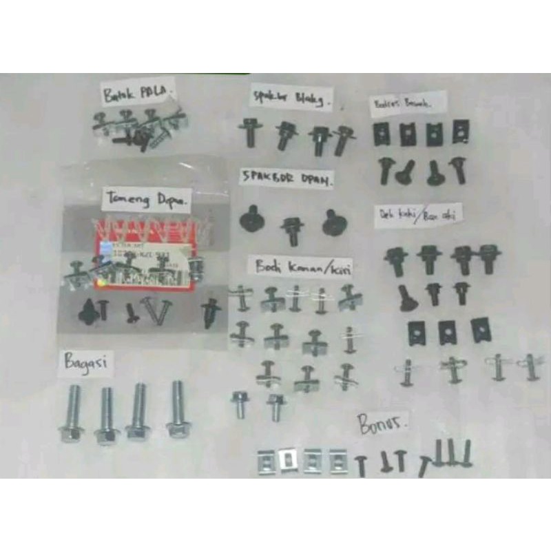 Jual baut body full set honda beat fi 2017 | Shopee Indonesia