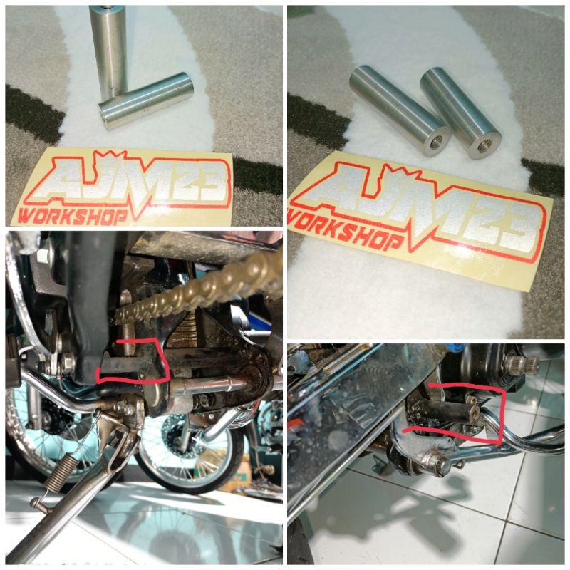 Jual BAUD DRAT DUDUKAN STEP BELAKANG RX KING RXS | Shopee Indonesia