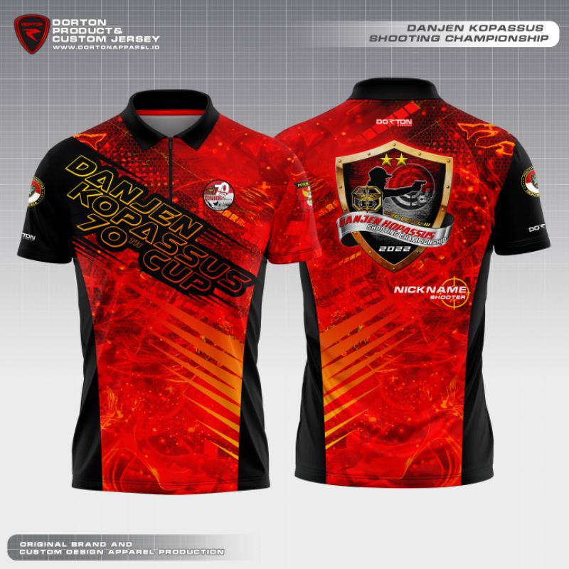 Jual Jersey Shooter Denjen Kopassus 70 CUP - Jersey Custom - Jersey ...