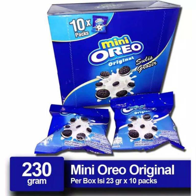 Jual Oreo Mini Box isi 10 Ecer 2.000 Vanilla Coklat Strawberry | Shopee ...