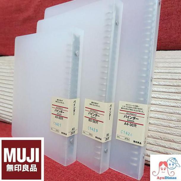 Jual MUJI Files & Folders - PP File Binder - Transparan - B 5 CUCI ...