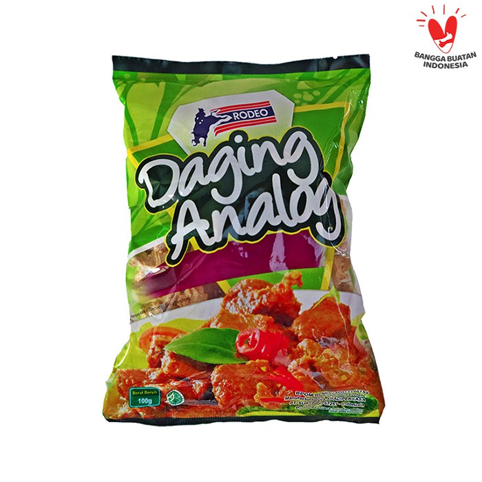 Jual RODEO Daging Analog / Meat Analog / Daging Nabati 100g | Shopee ...