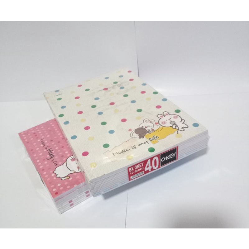 Jual BUKU TULIS, BIGBOS / BOXY, OKEY 40 LEMBAR | Shopee Indonesia
