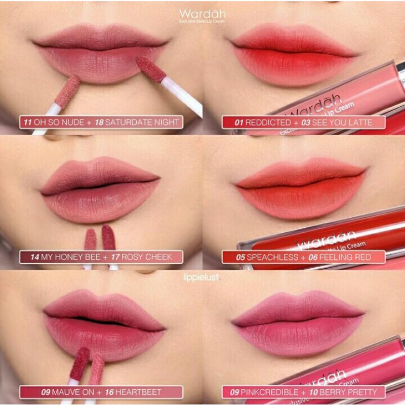 Jual Ombre Wardah Exclusive Lip Cream Ombre Lips/Paket 2 warna Ombre lipcream wardah | Shopee ...