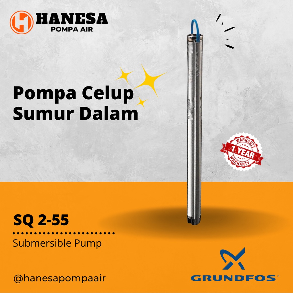Jual Grundfos SQ 2 -55 Pompa Celup Sumur Dalam | Shopee Indonesia