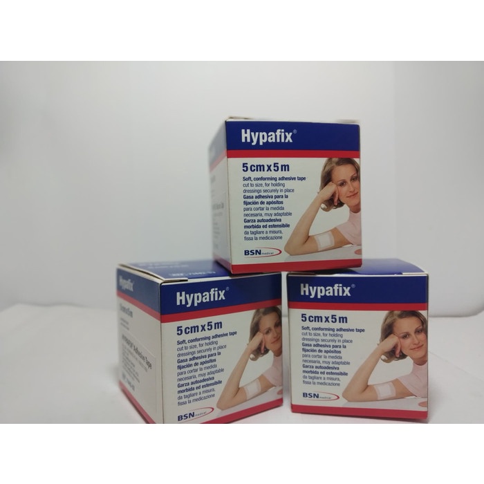 Jual hypafix 5cm x 5m / plaster hypafix adhessive non woven 5x5 ...