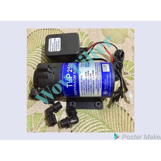 Jual Pompa RO 24 volt Dengyuan TYP 2500 Booster Pump 24V Reverse ...