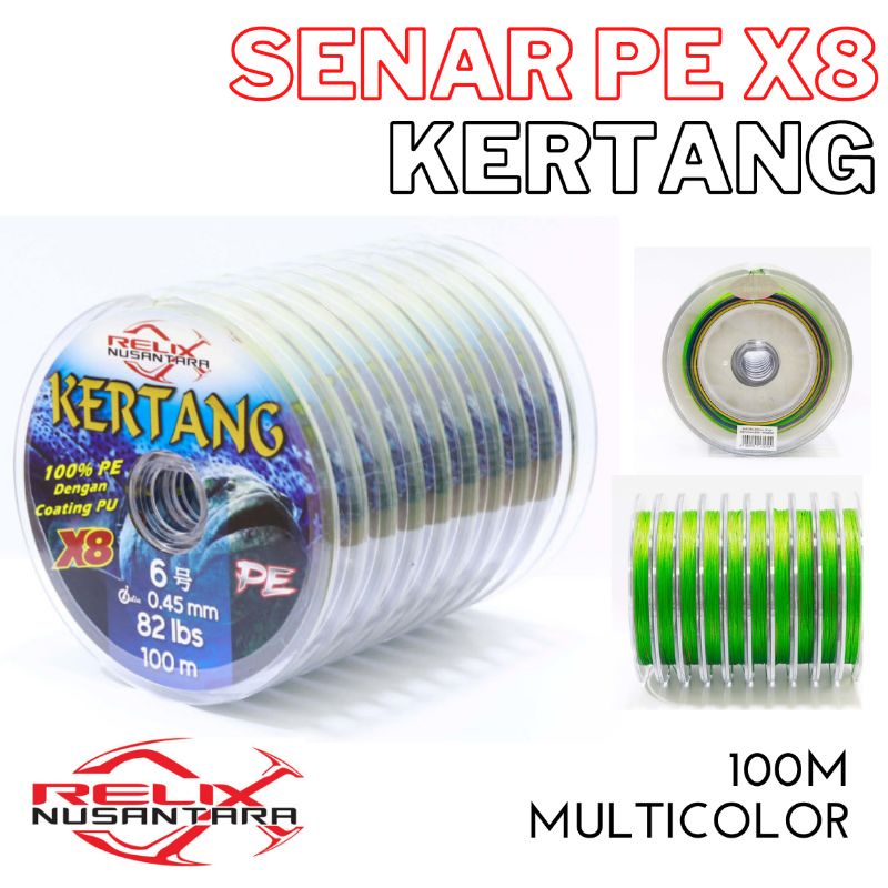 Jual Senar PE X8 KERTANG Connected dari Relix Nusantara | Shopee Indonesia