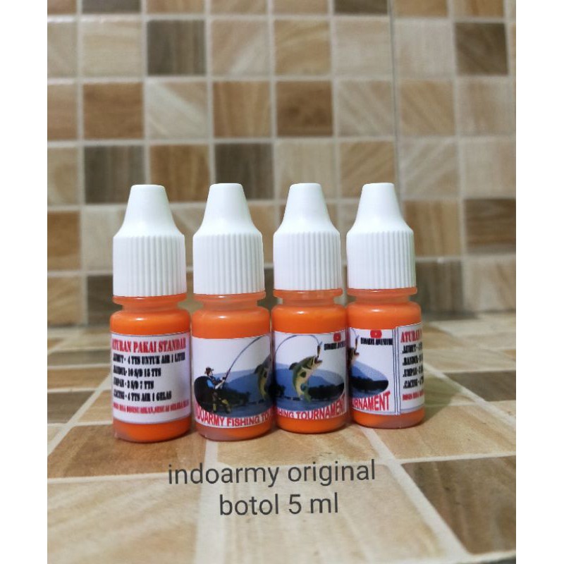 Jual essen indoarmy Oren esen pancing botol 5ml | Shopee Indonesia