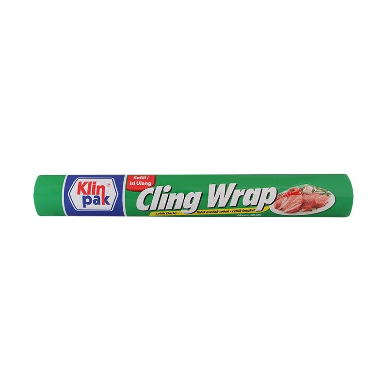 Jual CLING WRAP PLASTIK PEMBUNGKUS MAKANAN 30 CM X 30 METER REFILL KLIN ...