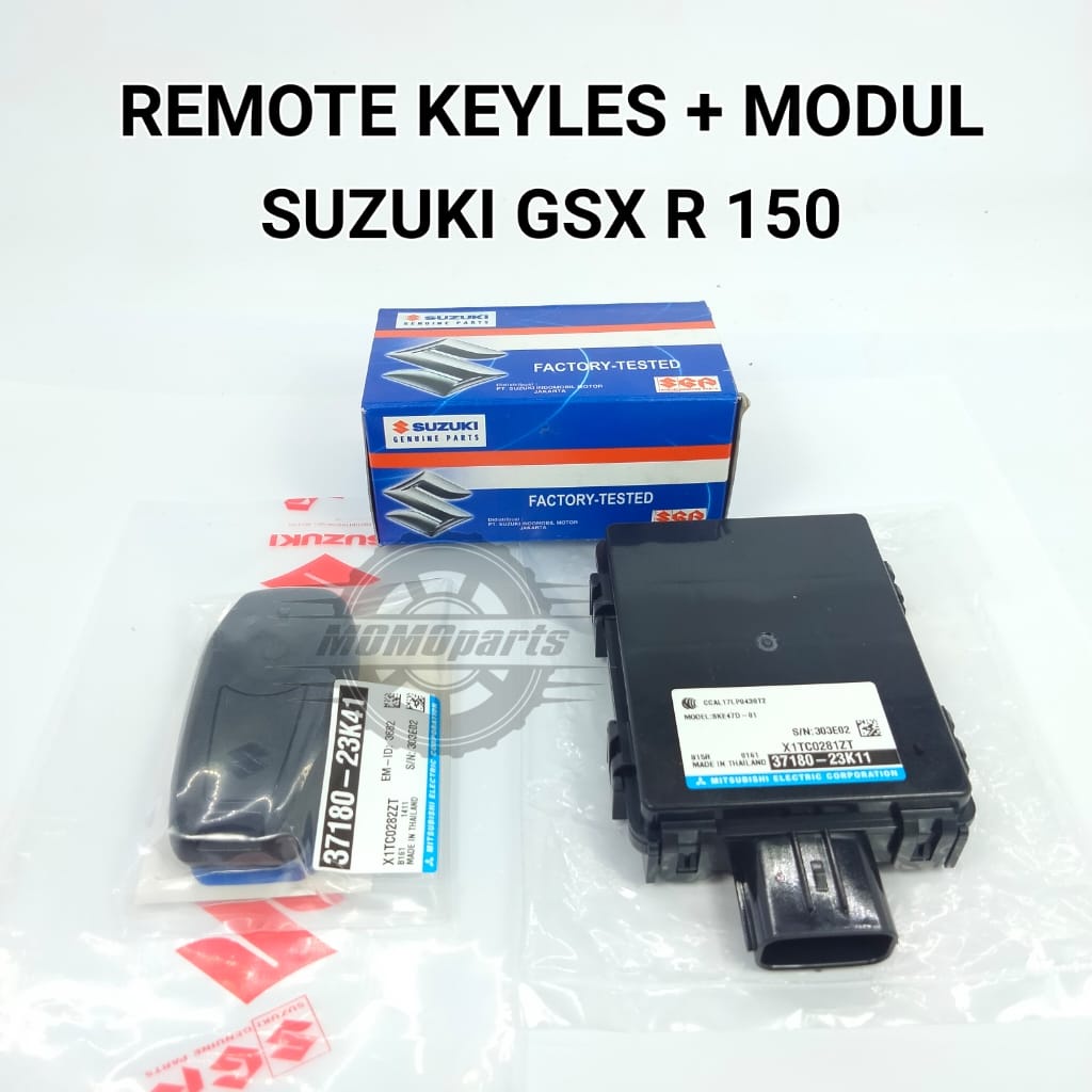 Jual ORIGINAL REMOTE KEYLES SET PLUS MODUL SCO TRANSMITER SUZUKI GSX R ...
