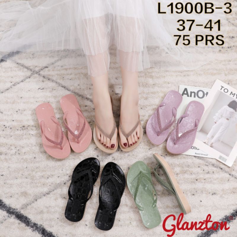 Jual Sendal Jelly HAK 3CM Tali Glitter L1900B-3 | Shopee Indonesia