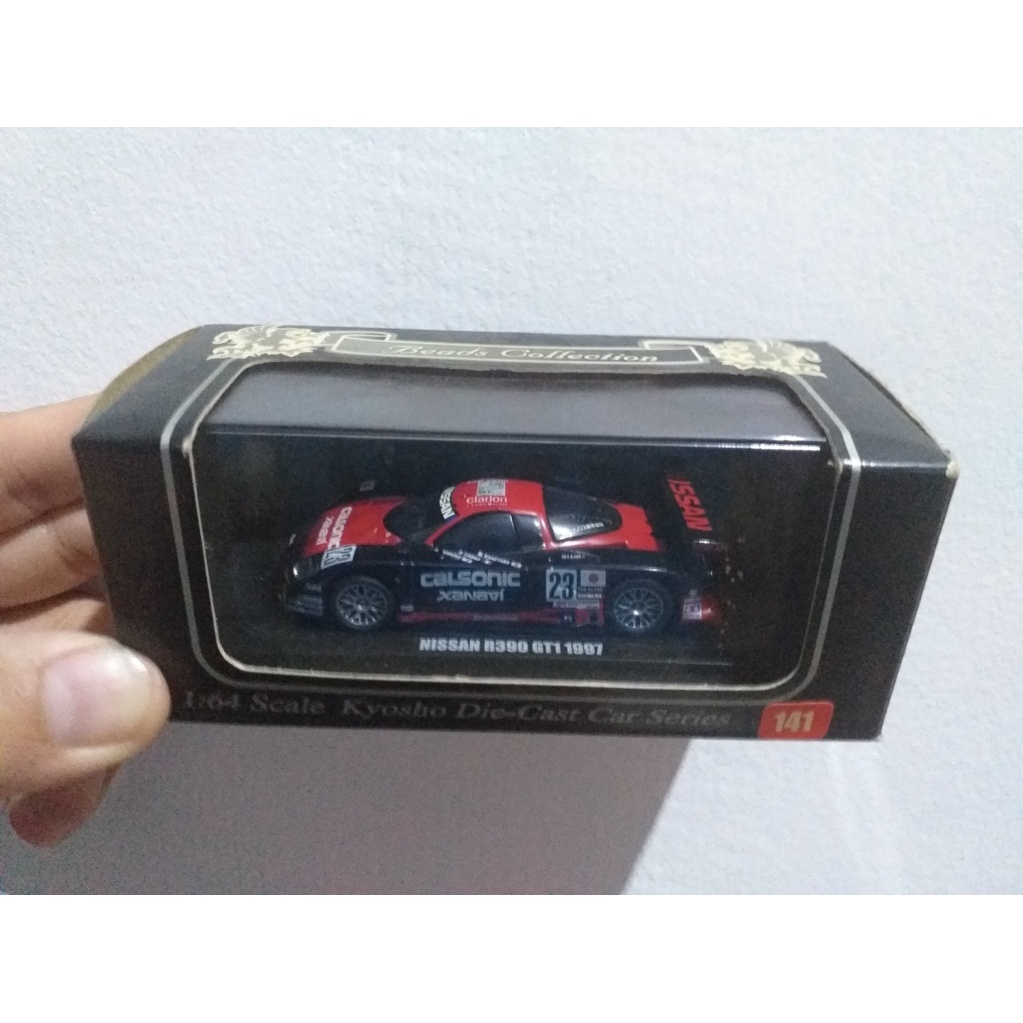 Jual Kyosho 1:64 Nissan R390 GT1 1997 CALSONIC XANAVI | Shopee Indonesia