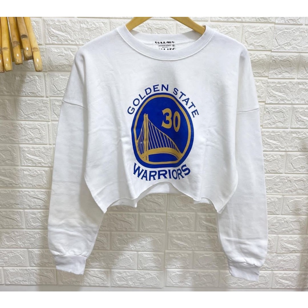 Jual GOLDEN STATE WARIOS SWEATER CROPE BAHAN FLEECE (IC) | Shopee Indonesia