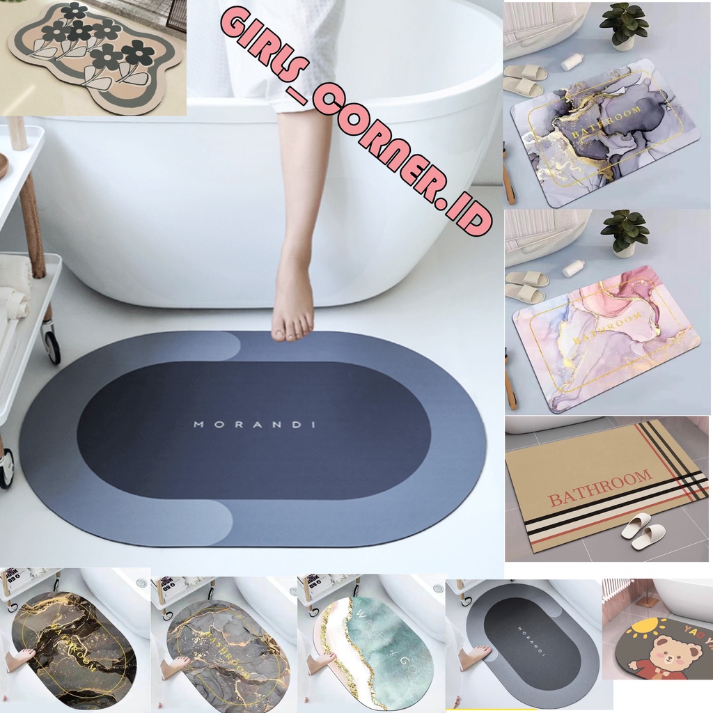 Jual Keset Diatomite Bundar / Keset Kaki Anti Bau Nyerap Air Anti ...