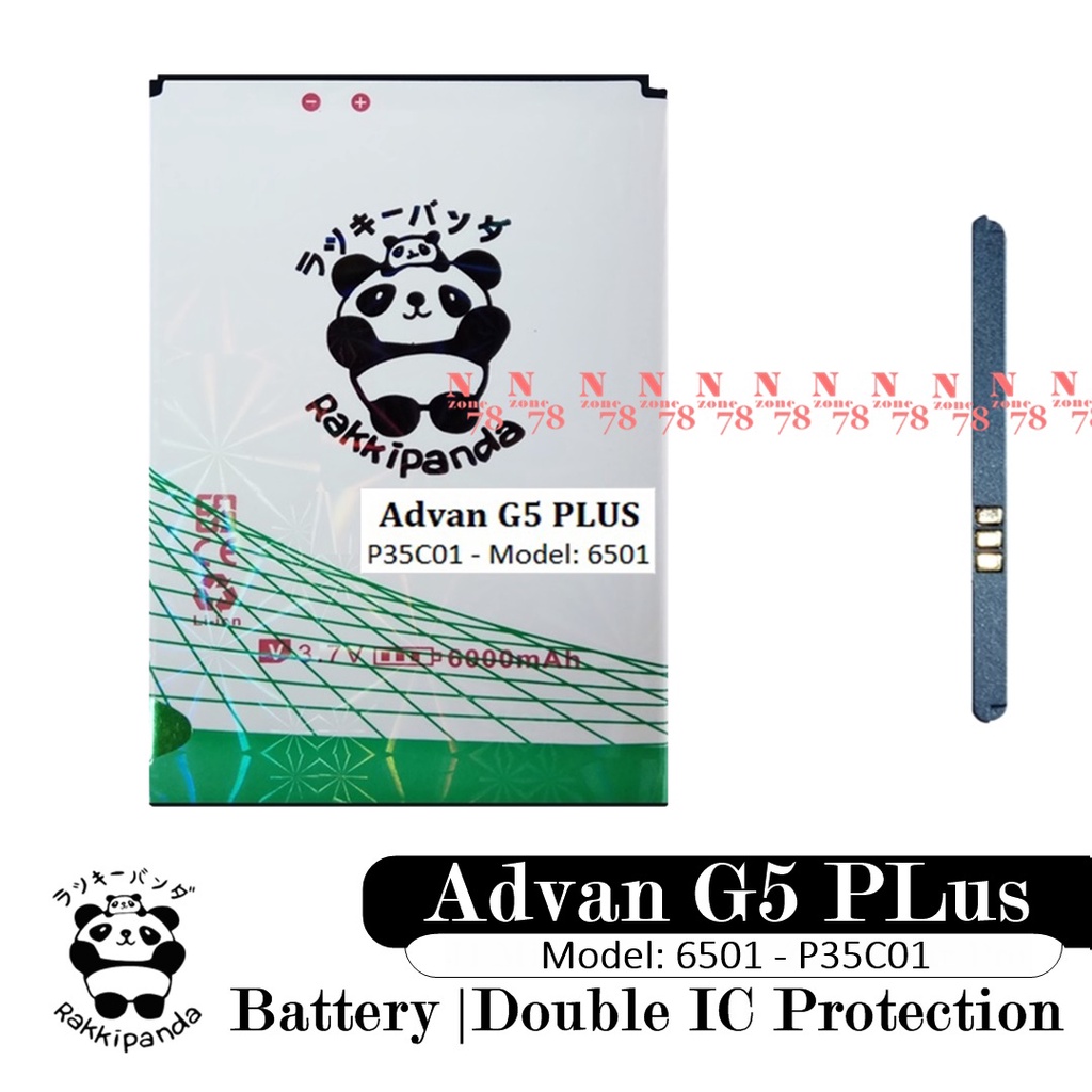 Jual Baterai Advan G5 PLus 6501 P35C01 Double IC Protection | Shopee ...