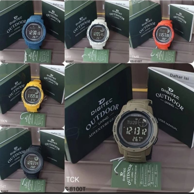 Jual JAM TANGAN DIGITEC DS- 8100T OUTDOOR ORIGINAL 100% | Shopee Indonesia
