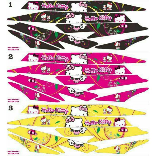 Jual STIKER STRIPING MIO SPORTY HELLO KITTY | Shopee Indonesia