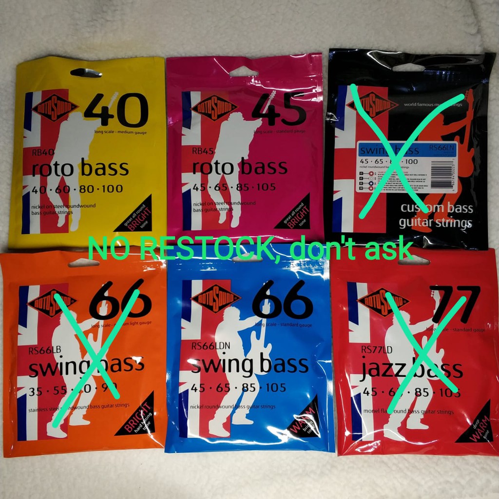 Jual Senar Rotosound String Gitar Bass 4 string | Shopee Indonesia