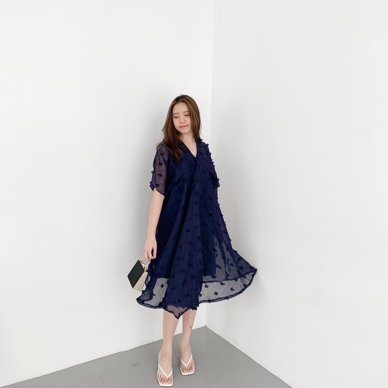 Jual Paula dress wanita casual maxi formal elegants dress natal ...