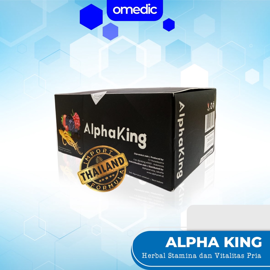 Jual Alpha King Minuman Herbal Ginseng Merah Untuk Kesehatan dan ...