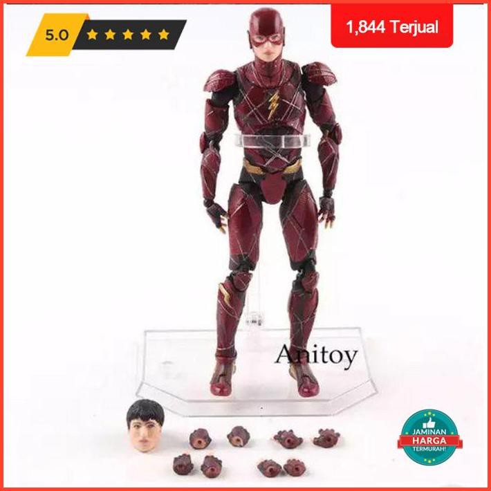 Jual Action Figure Mafex The Flash Dc Justice League Shf Kw Exclusive ...