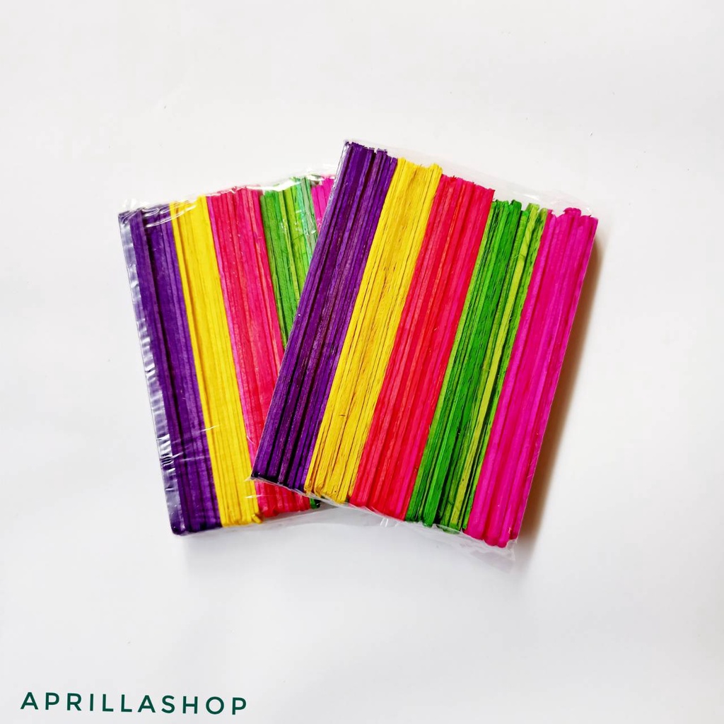 Jual Stick Es Krim | Stik Es Krim warna warni | Shopee Indonesia