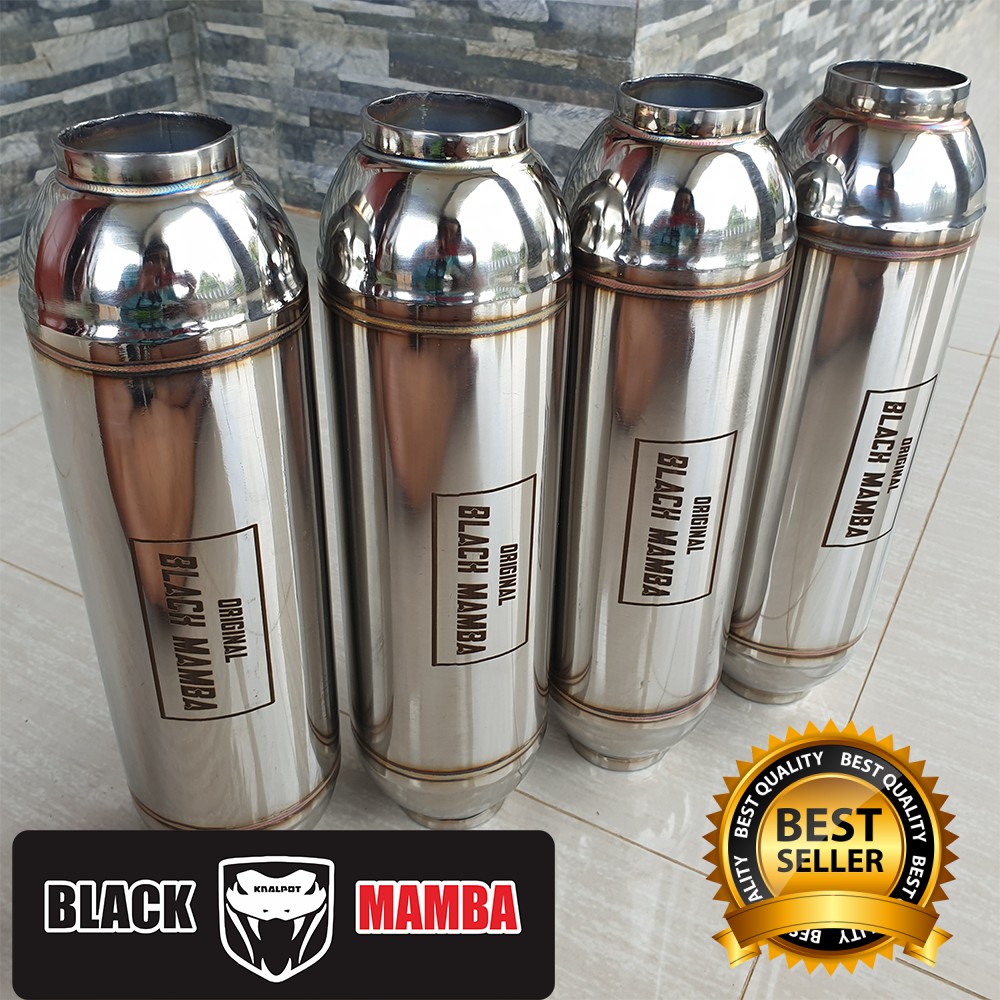Jual Resonator Knalpot Mobil Original Black Mamba Full Stainless Manual ...