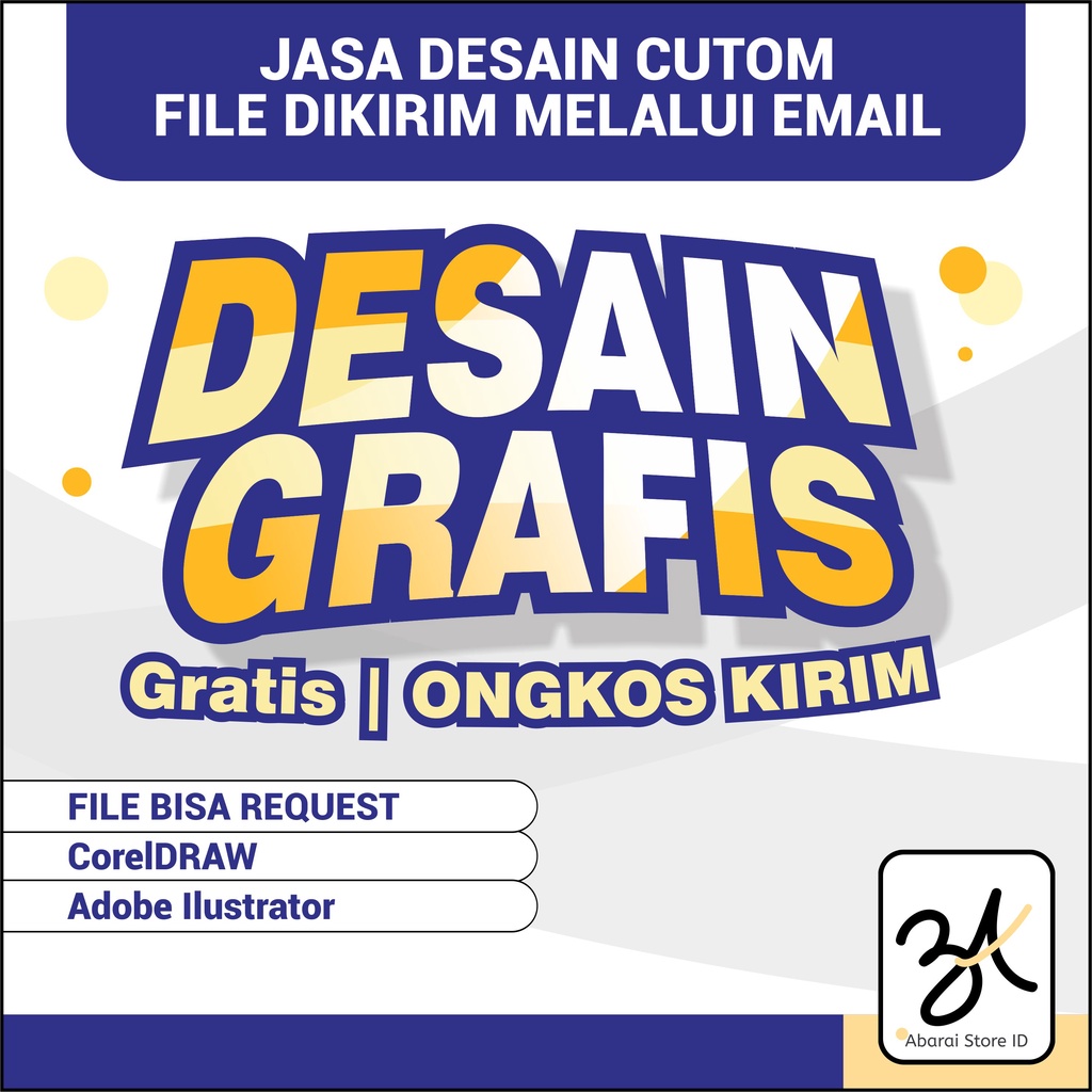 Jual Jasa Desain Online Produk Abaraistore.id / Stiker Label Produk ...