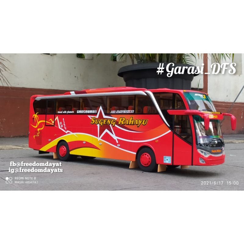 Jual Miniatur Bis Sugeng Rahayu "Golden Star" JETBUS3 SHD Skala 20 (NK ...