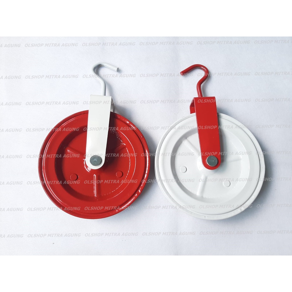 Jual OLS Katrol timba warna random bulat Kerekan timba sumur katrol ...