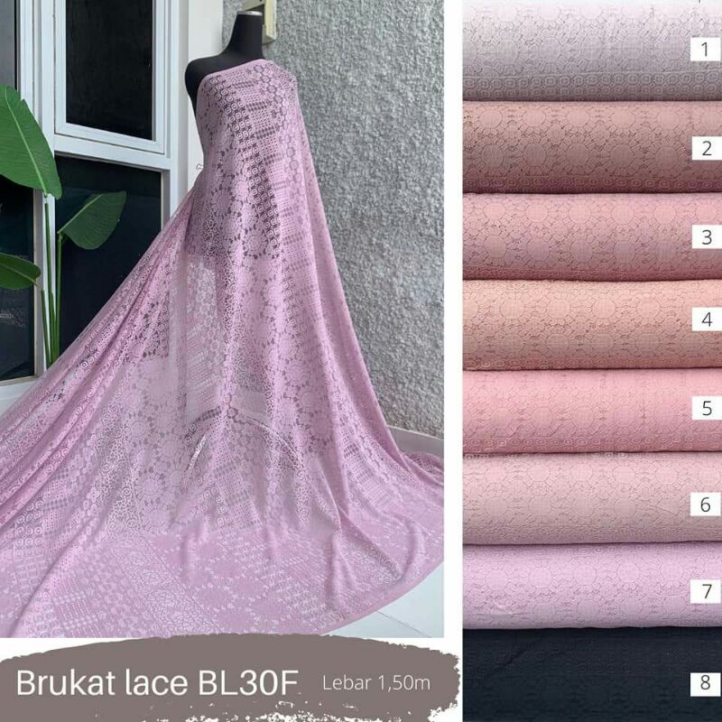 Jual Brokat Lace / Brokat Renda Terbaru Promo... | Shopee Indonesia