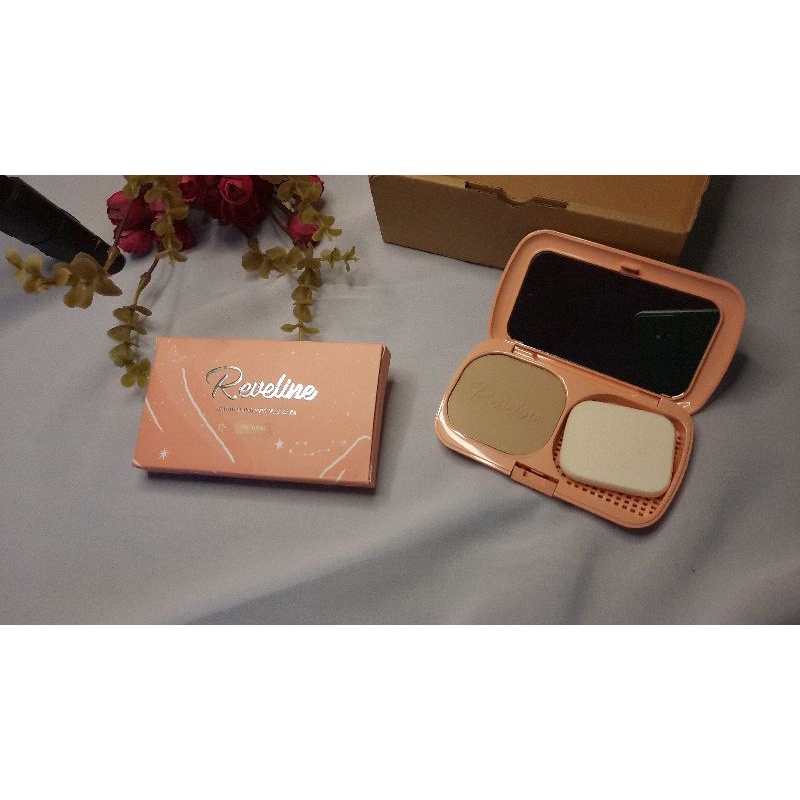 Jual BEDAK REVELINE TWO WAY CAKE BRIGHTENING SHADE NATURAL BEDAK VIRAL ...