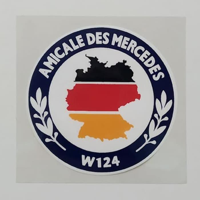 Jual Stiker / Sticker Mercedes Benz W124 Map Tempel Dalam | Shopee ...